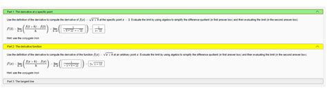 solved derivatives functions problem 3 1 point part 1