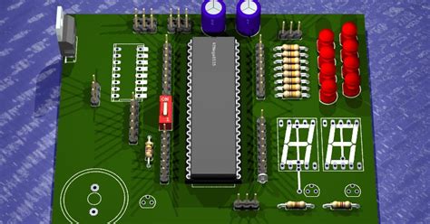 Karya Bersama Rangkaian Minimum Sistem Atmega 8535 Dengan Eagle
