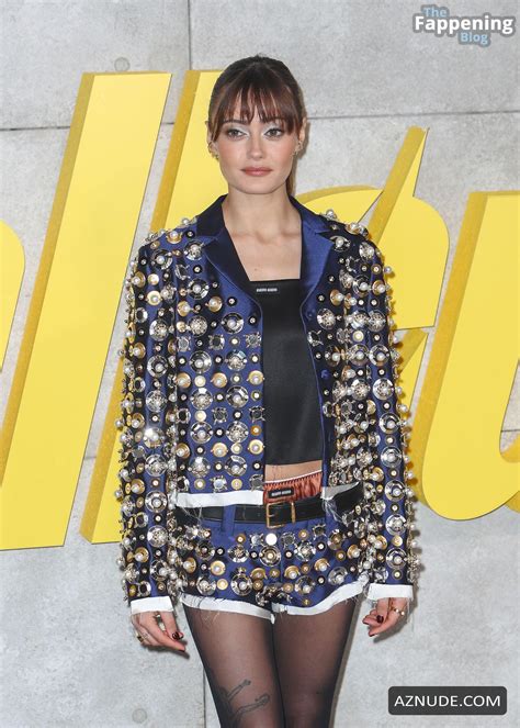Ella Purnell Shines In Sexy Attire At Fallout Premiere In London Aznude