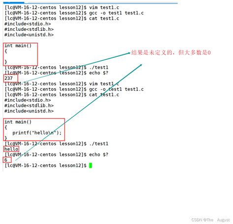 linux 进程控制 andand exit csdn博客