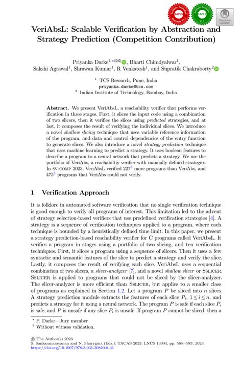 Pdf Veriabsl Scalable Verification By Abstraction And Strategy