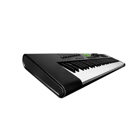 Premium Photo Synth Keyboard Isolated On White Background