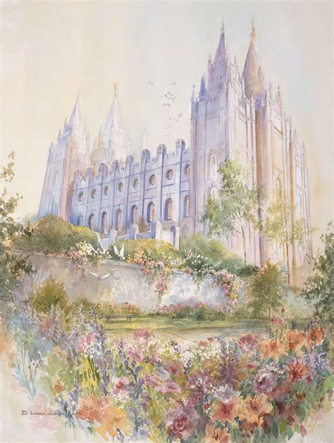 Salt Lake Temple By Laura Wilson Altus Fine Art Temple Pictures