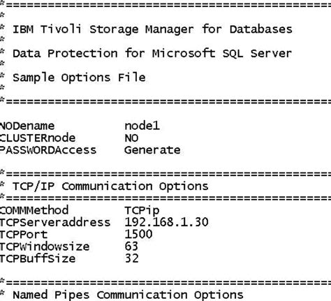 How To Install And Configure Ibm Tivoli Data Protection Tdp For Microsoft Sql Databases And