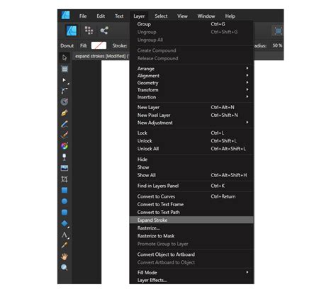 How To Convert A Stroke To A Shape In Affinity Designer Envato Tuts
