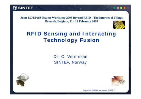 Pdf Rfid Sensing And Interacting Technology Fusion Smart System
