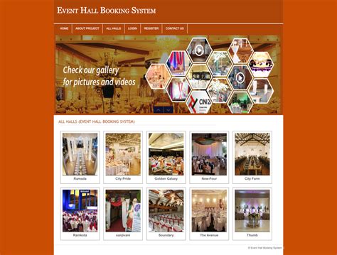 Event Hall Booking System Project Using Php And Mysql