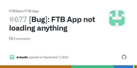 Bug FTB App Not Loading Anything Issue FTBTeam FTB App GitHub