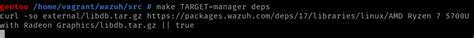 Qa Testing Compilation On Gentoo Linux · Issue 3086 · Wazuhwazuh Qa