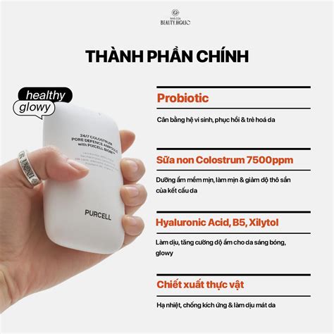 Xịt Dưỡng Tinh Chất Dưỡng ẩm Căng Bóng Chống Cakey Purcell 247