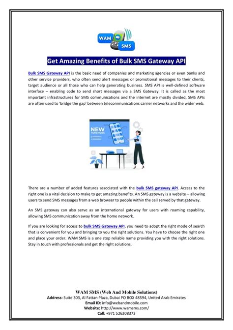 Ppt Get Amazing Benefits Of Bulk Sms Gateway Api Powerpoint