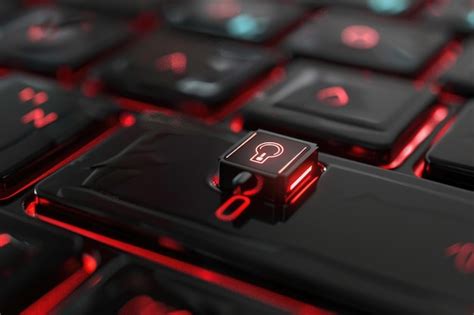 Premium Photo Security Lock On Black Computer Keyboard Computer Security Concept