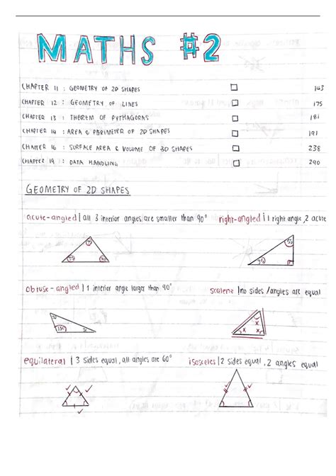 Math Paper 2 Ieb Grade 11 Summary Notes Mathematics Stuvia Sa