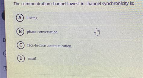 Solved The communication channel lowest in channel | Chegg.com