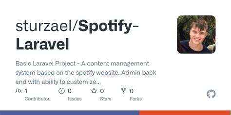 Github Sturzaelspotify Laravel Basic Laravel Project A Content Management System Based On
