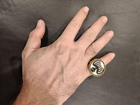 Spectre Ring Inspired By James Bond By Loutre3d Download Free Stl