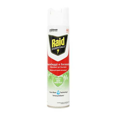 Raid Insecticide Essentials Scarafaggi And Ants Spray 400 Ml