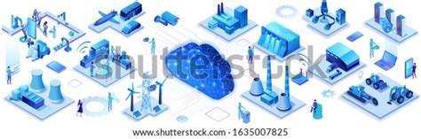 5 514 Iot Isometric Images Stock Photos Vectors Shutterstock