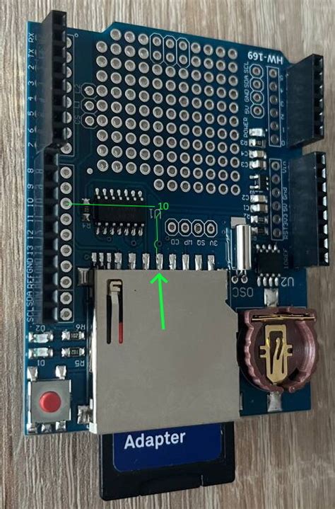 Arduino UNO With Data Logger Shield Does Not Find SD Card Deutsch Arduino Forum