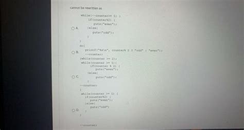 Solved The Is Called A Multiple Selection Statement Else O
