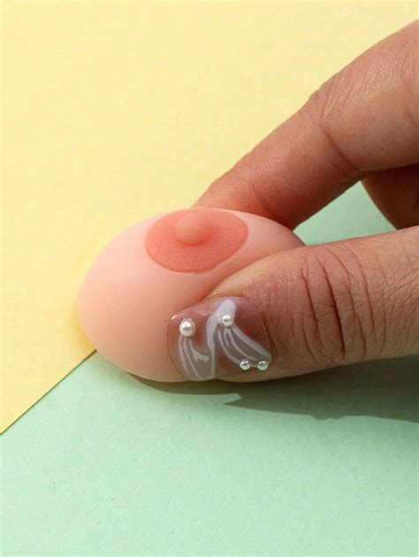 1pc2pcs Super Tiny Silicone Simulation Breast Kneading Sex Toy Nipple