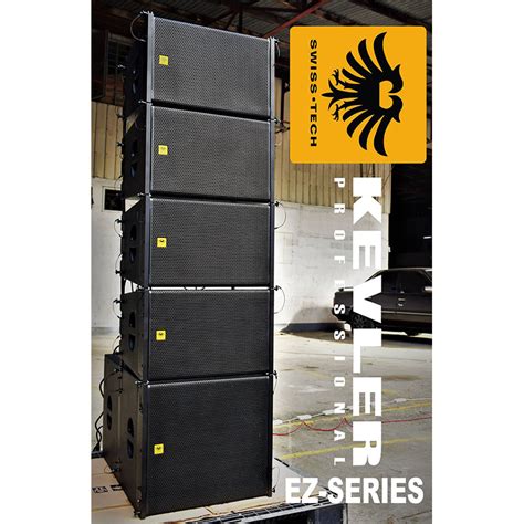 Kevler Ez 112a 12 700w 100w Bi Amp 2 Way Active Subwoofer Line Arra Jg Superstore