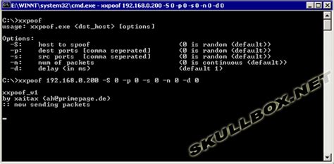 howto spoofed dos attacks