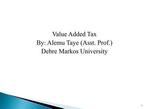 Law Of Vat And Tot Lecture Notes In Ppts Pptx
