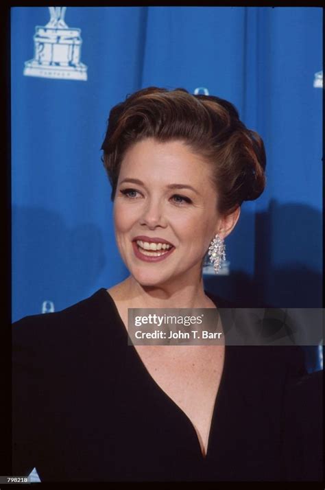 Actress Annette Bening Stands At The 64th Annual Academy Awards March