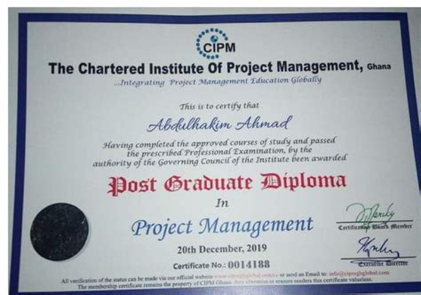 Abdulhakim Ahmad Pmp Acimp Cpm On Linkedin Cpm Acipm