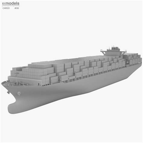 Nyk Vega Class Container Ship 3d 모델 다운로드 화물선 On