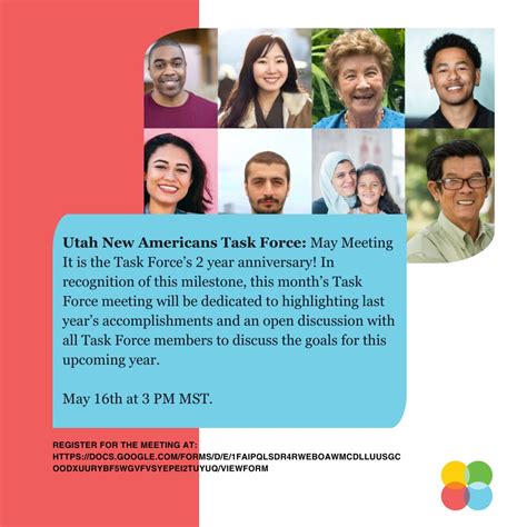 New Americans Task Force Join Us For The Natf May Meeting On May 16th Belonginutah