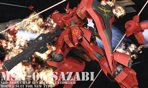 Tomholy Sazabi Chars Counterattack Gundam Commentary Request 3d