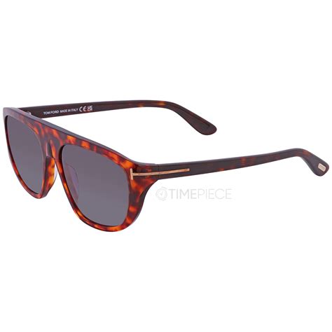 Tom Ford Edward Smoike Gradient Browline Mens Sunglasses Ft1002 52b 58