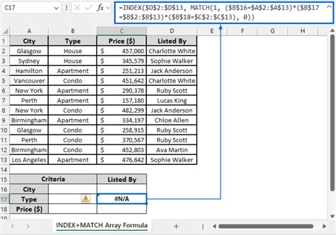 How To Use Index Match Formula With Three Criteria In Excel Excel Insider