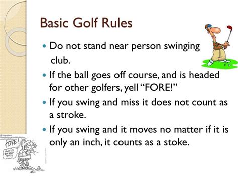 Ppt Golf Etiquette Powerpoint Presentation Id 2304016