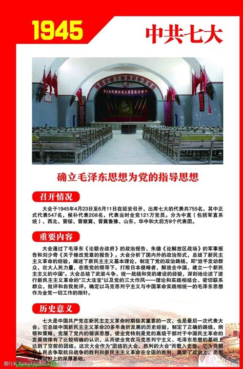 中共七大图片免费下载中共七大素材中共七大模板 图行天下素材网