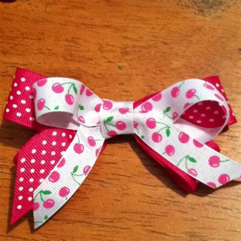 Cute Little Cherry Bow Hair Bows Bows Cute