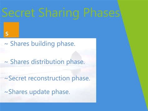 Secret Sharing Schemes Ppt