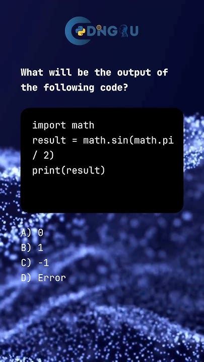 Python Mcq Sine Function With Mathsin Python Pythoncoding