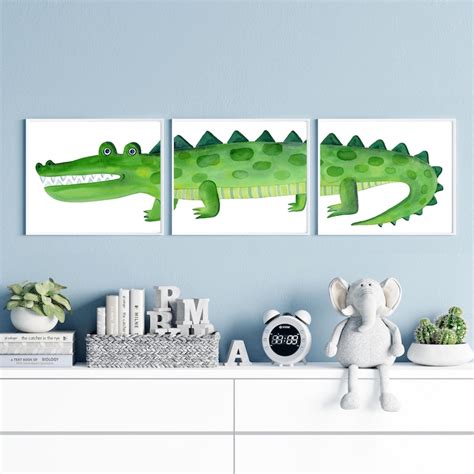 Alligator Wall Decor Etsy