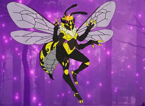 Anthro Queen Bee Acedian Honey Bee By Dinofoxy5 On Deviantart