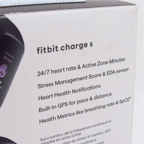 Fitbit Charge 5 Fb421 Advanced Fitness And Health Activity Tracker Graphite