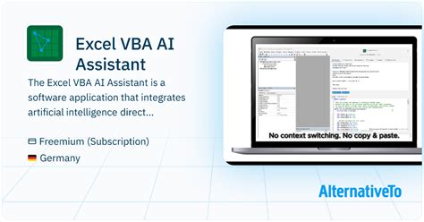 Excel Vba Ai Assistant Integrates Ai Directly Into The Visual Basic