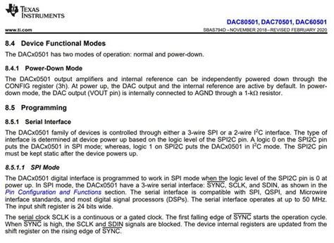 DAC70501 How To Send A Command Via SPI Mode Data Converters Forum Data Converters TI E2E