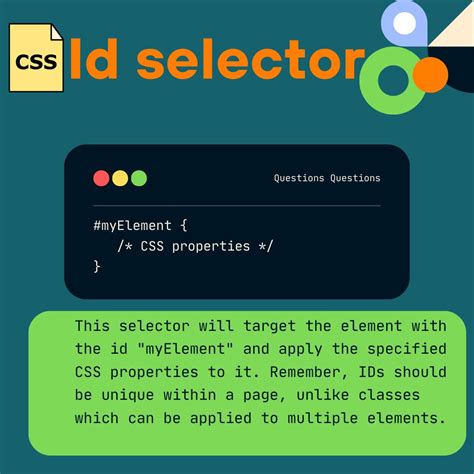 hammad shah on linkedin in css the id selector is used to select an