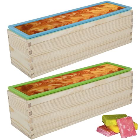 3 Pcs Soap Molds 47oz Rectangular Soap Loaf Mold Flexible Silicone Soap