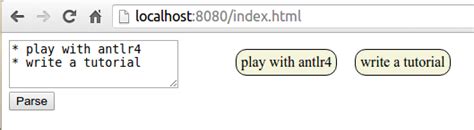ANTLR And The Web A Simple Example Strumenta