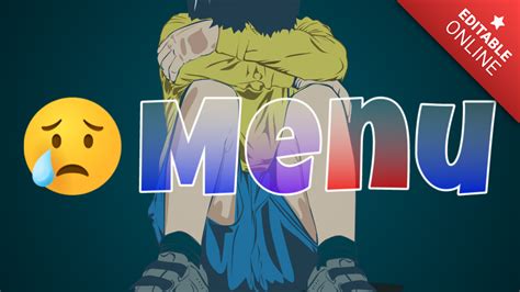 Menu Sad Text Effect Generator