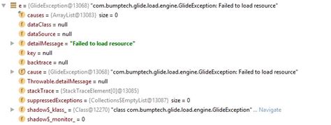 Android Failed To Load Resource Without Exception Detail Stack Overflow